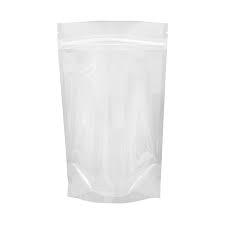 7x10 Transparent Stand Up Pouch With Zip Lock, Pack of 1